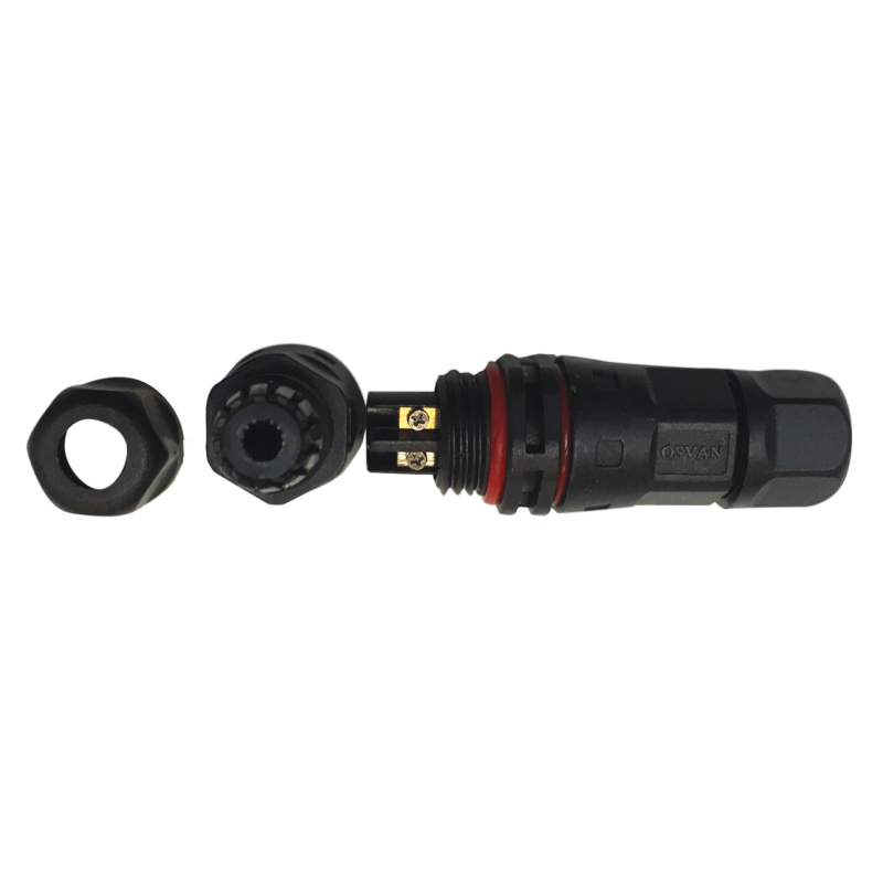 Waterproof Garden Clean Cable connector- in row- IP 67